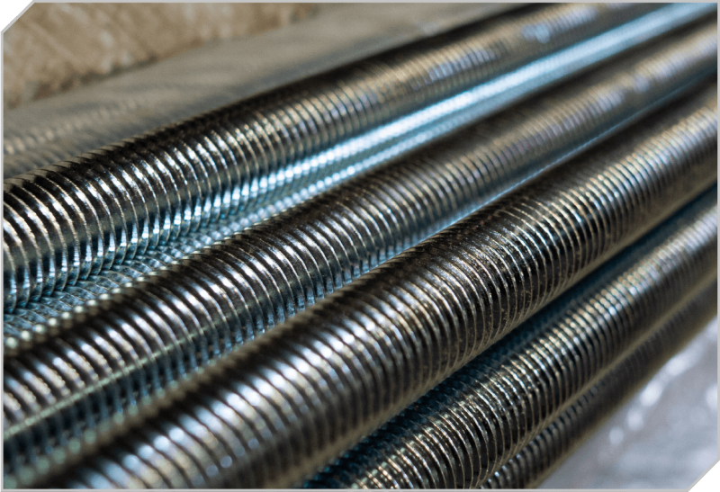 Steel threaded rods 1m DIN975 - 8.8 - MG TECHNOPLAN LTD
