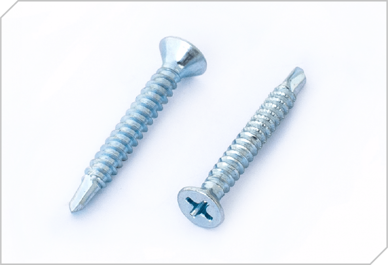 PVC screws self-drilling flat head - MG TECHNOPLAN | Fasteners