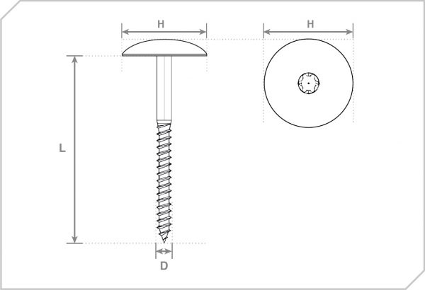 Stainless steel HPL screws - MG TECHNOPLAN LTD | Fasteners